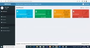 Online Biometric Fingerprint Student Course Attendance System in PHP MySQL and C#
