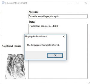 Online Biometric Fingerprint Employee Attendance System in PHP MySQL and C#