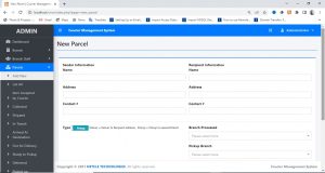 Courier Management System in PHP MySQL