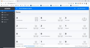 Courier Management System in PHP MySQL