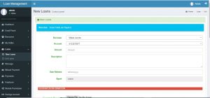 Loan Management System in PHP and MySQL