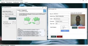 Biometric Student Identity Card Processing System in VB.NET SQL Server